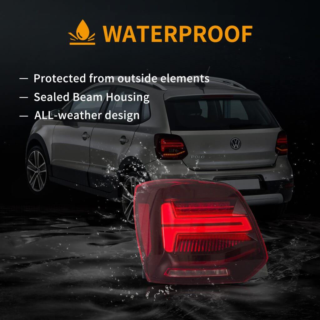 09-17 Volkswagen Polo 5th Gen (LWB/SWB) Vland LED Tail Lights