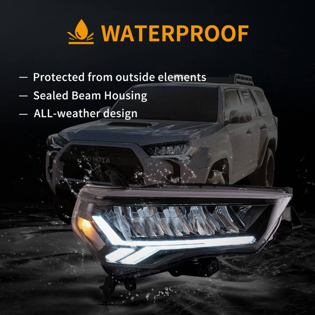 14-24 Toyota 4Runner 5th Gen Vland LED Reflection Bowl Headlights