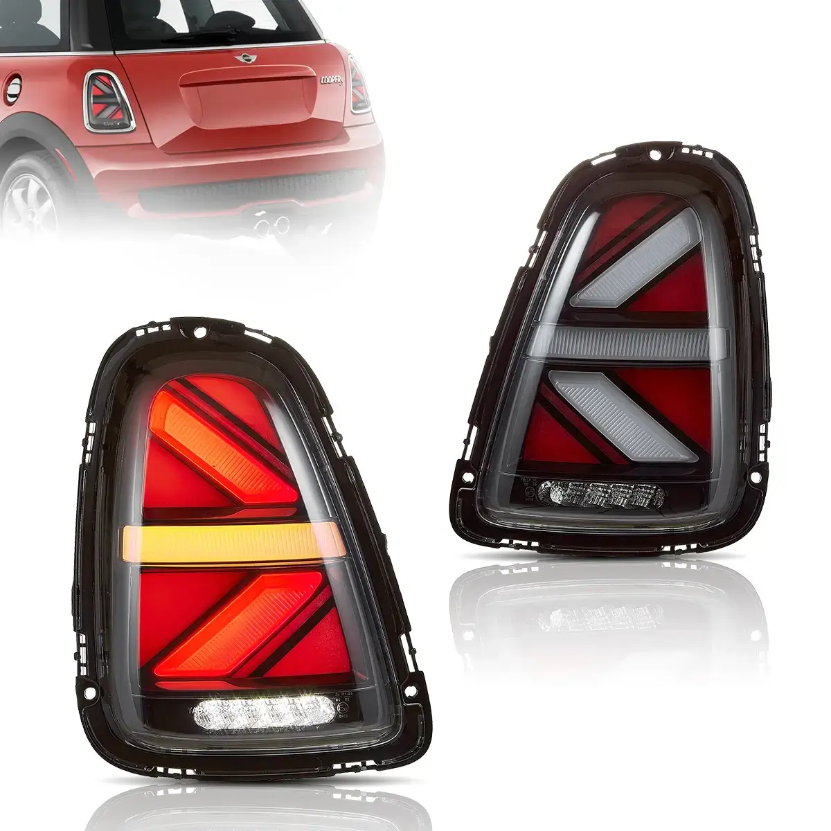 07 13 Mini Cooper 2th Gen R56 R57 R58 R59 Vland II LED Tail Lights 07 13 Mini Cooper 2th Gen R56 R57 R58 R59 Vland II LED Tail Lights
