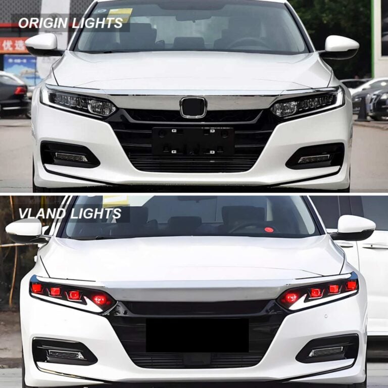 Honda Accord 10TH GEN 2018-2022 Vland LED Headlights With Dual Beam Lens
